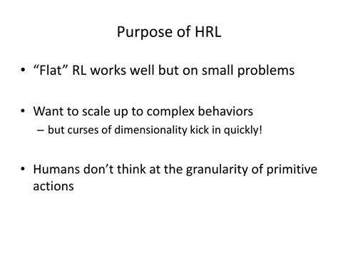 Ppt Introduction To Hierarchical Reinforcement Learning Powerpoint Presentation Id 2054024