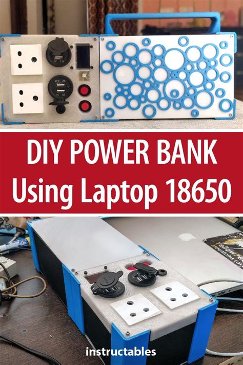 Diy Power Bank Using Laptop 18650 Electronics Projects Powerbank
