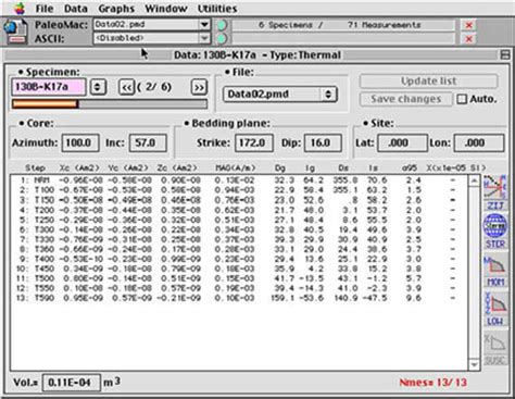 Paleomac A Macintosh™ Application For Treating Paleomagnetic Data And Making Plate