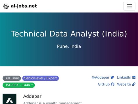 [hiring] Technical Data Analyst India In Pune India R Ai Ml Jobs