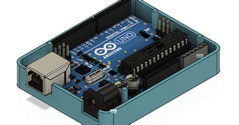 Simple Arduino UNO Case by Alexander Þór Download free STL model
