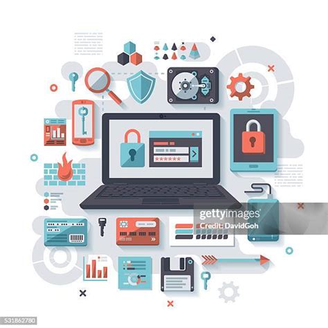 553 Firewall Infographic High Res Illustrations Getty Images