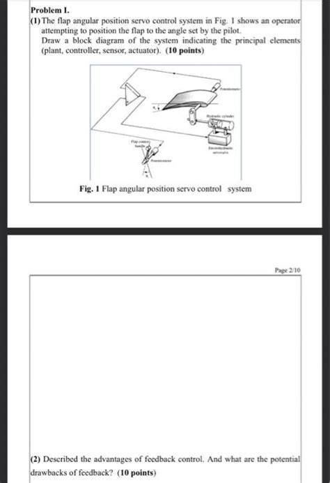 problem 1 1 the flap angular position servo