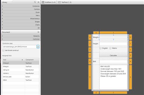 [solved] using javafx do a bmi calculator to calculate and display the