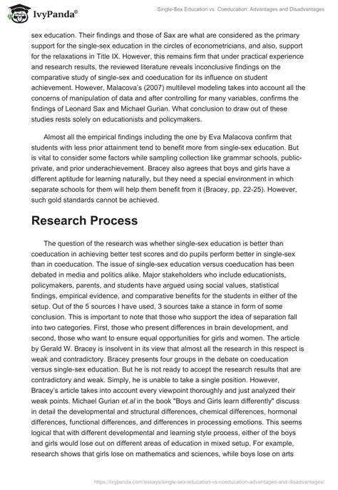 Single Sex Education Vs Coeducation Advantages And Disadvantages