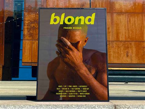 Frank Ocean Blonde Album Cover Poster
