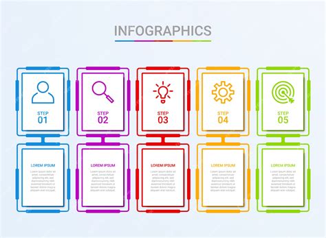 Premium Vector Business Data Visualization Infographic Template With