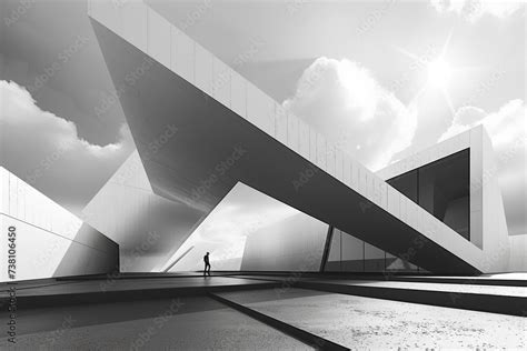 Generate A Unique And Innovative Architectural Concept For A V Shaped