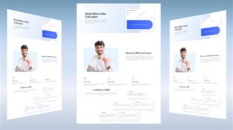 Body Mass Index Calculator Frontend Mentor Challenges Youtube