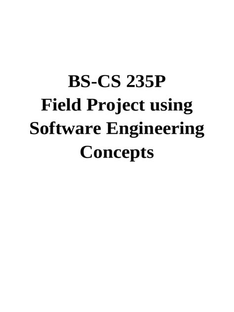 Sybcs Software Project Structure Pdf System Use Case