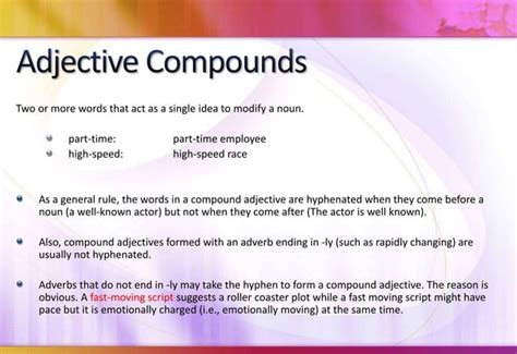 Compounding Linguistics Pptx