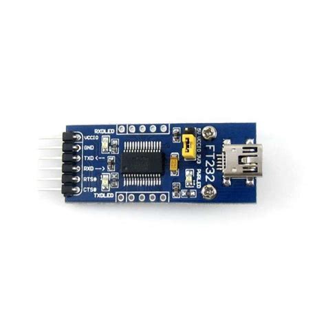 Ft232 Usb Uart Board Mini Usb Waveshare Usb To Uart Solution With Usb Mini Connector