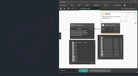 get points inside polyline civil 3d dynamo