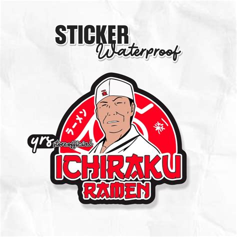 Jual Sticker Waterproof Ichiraku Ramen Naruto Ukuran Stiker 7 X 6 9