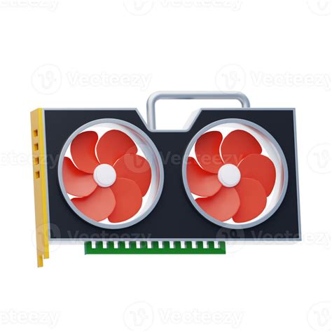 Card 3d Icon Computer Hardware Part 60281720 Png