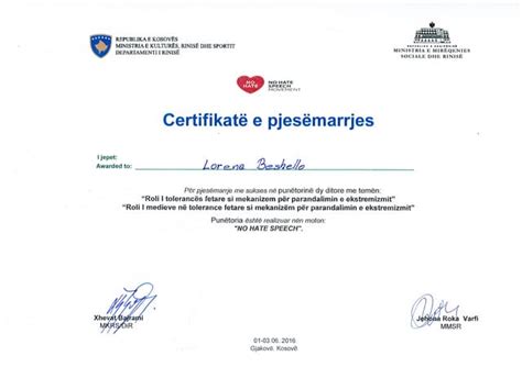 No Hate Speech Certificate Pdf