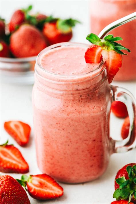 Best Strawberry Smoothie Recipe The Recipe Critic