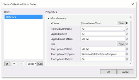 Lesson 2 Creating A Pie Chart Windows 10 App Controls Devexpress Documentation