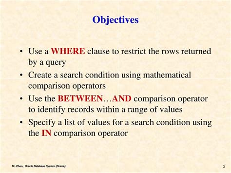Ppt Chapter 8 Restricting Rows And Sorting Data From A Single Table