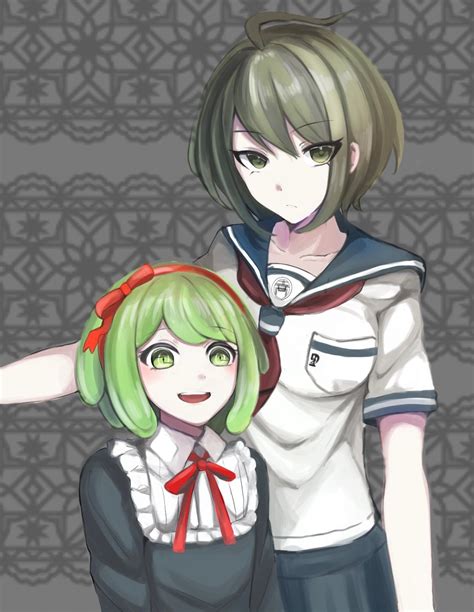 Naegi Komaru And Towa Monaca Danganronpa And 1 More Drawn By Zui Nianshao Danbooru