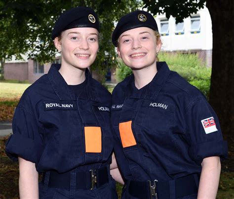Tyne And Wear Twins Complete Navy Training Royal Navy