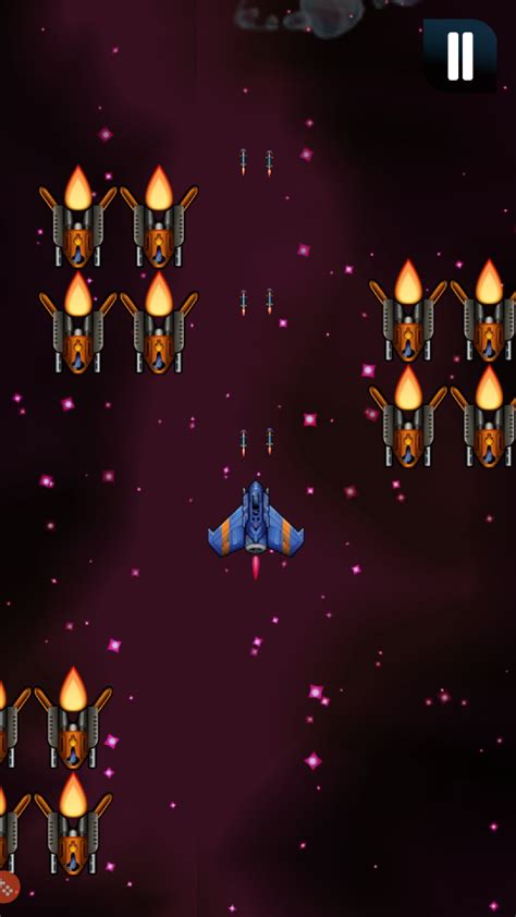 Space Shooter Android Game With Share And Review Button Easy To