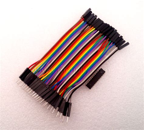 สาย 2 54mm 40 pin to 40 pin Female Male 10 cm ขาย Arduino อปกรณฯ ESR meter 18650