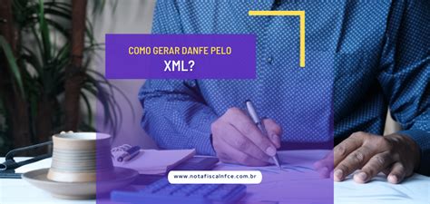 como gerar danfe pelo xml nota fiscal nfc e