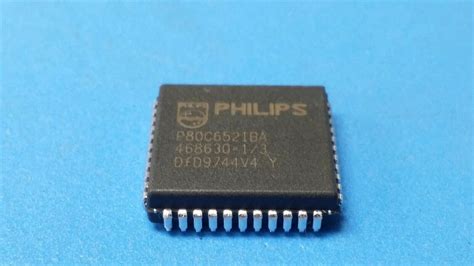 1 Pc P80c652iba Philips Microcontroller 8 Bit 8051 Cpu 24mhz Cmo