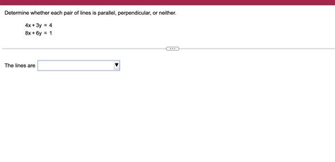 Solved Determine whether each pair of lines is parallel, | Chegg.com