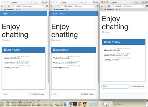 Go 语言实现的多人 Web 聊天室 Hu Xiaoxu