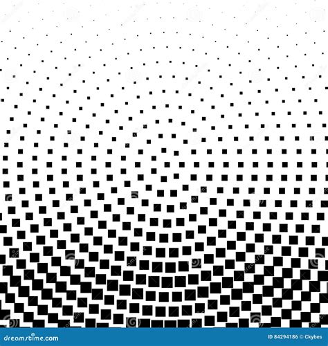 Rectangle Halftone Element Monochrome Abstract Graphic Ready F Stock Vector Illustration Of