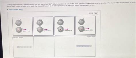 Each Figue Beos Shows A Spaceshp Moving Past Your