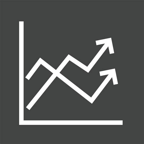 Multiple Line Graph Line Inverted Icon 15296066 Vector Art At Vecteezy
