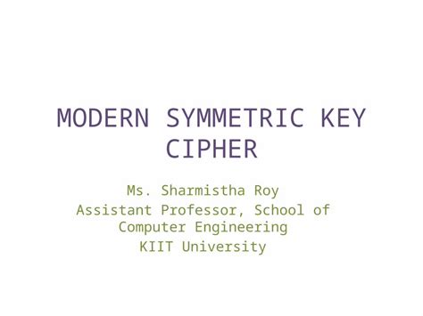 pptx modern symmetric key cipher dokumen tips