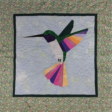 Beginner Foundation Paper Pieced Hummingbird 3 30 6 30 Pm