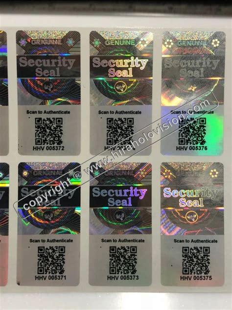 Qr Code With Hologram Sticker At Qr Code In Bengaluru Id 2855690517833
