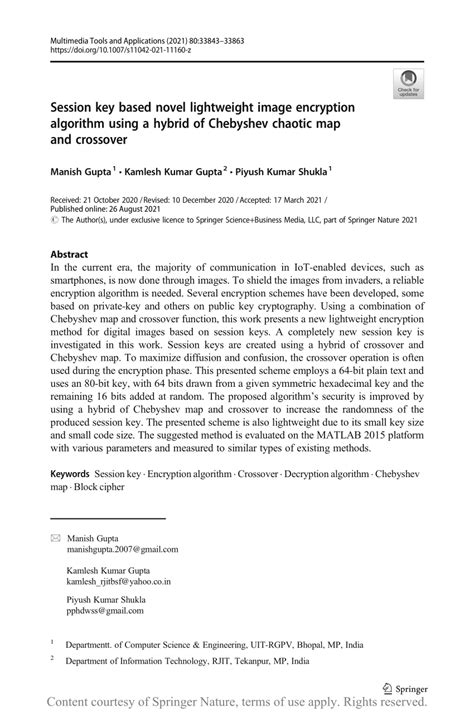Session Key Based Novel Lightweight Image Encryption Algorithm Using A