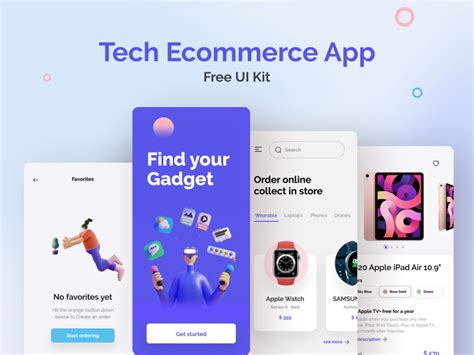 Ecommerce Free App Ui Kit For Figma One Click Theme