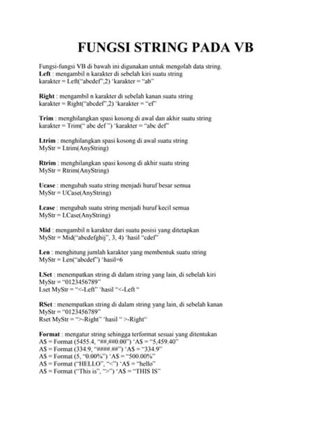 Tutorial Visual Basic Pdf