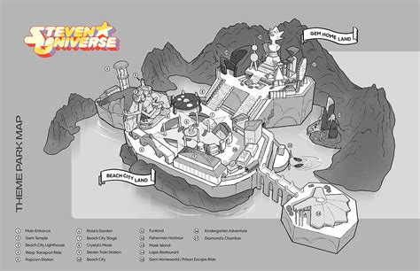 Steven Universe Theme Park Project Behance