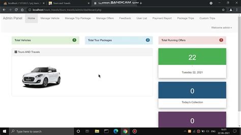 Online Tours Travels Project In Php Mysql Php Html Js Css Gauravtech Programming Nmiet