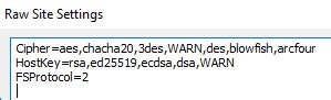 Ssh WinSCP Host Key Algorithm Preference Stack Overflow