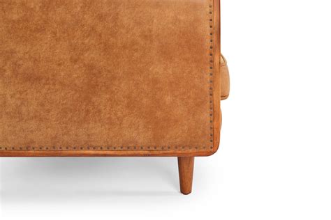 Nadia 3 Seat Sofa Tan Leather