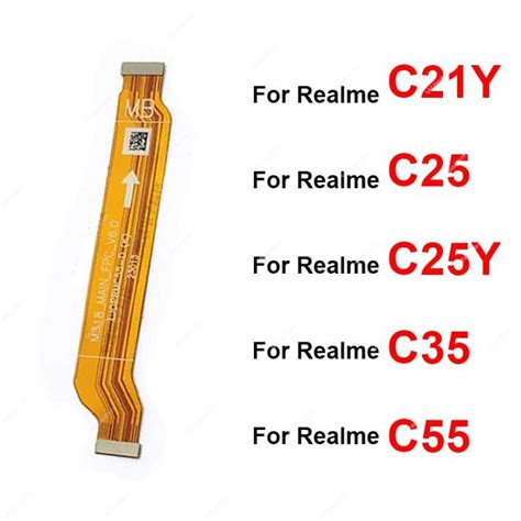 For Realme C67 C35 C55 C21y C25 C25y Lcd Screen Mainboard Motherboard Lcd Connector Flex Cable