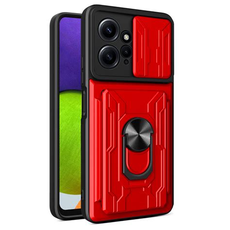 Etui Exoguard Cardshield Xiaomi Redmi Note G Pancerne Case Obudowa Futera Ring