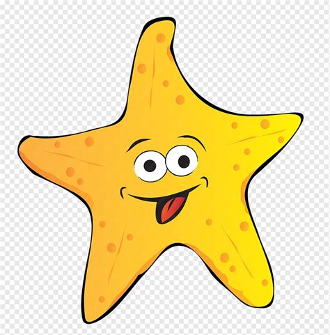 Морская звезда картинка мультяшная