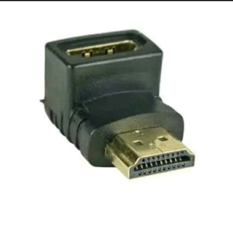 Sambungan GENDER Hdmi L Bengkok Sambungan HDMI Lazada Indonesia