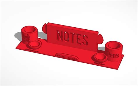 3d Design Tidy Desk Tinkercad