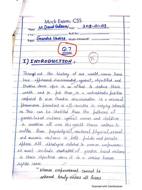 Answer Model Pdf